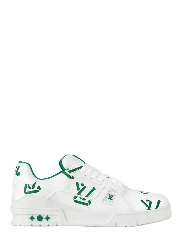 LOUIS VUITTON Trainer Recycledin Sneaker - White/green