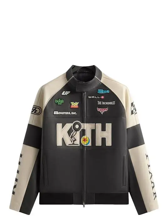 Kith X Disney Pixar Dejan Leather Jacket - Black