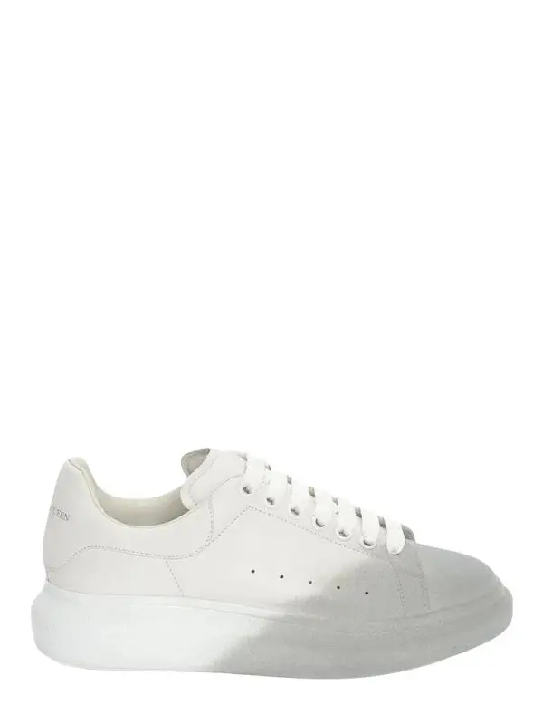 Alexander McQueen Oversized Sprayed Ombre Sneakers - Optic White/melange