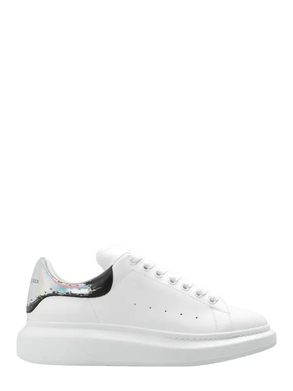 Alexander McQueen Larry Oversized Sneakers - White/silver