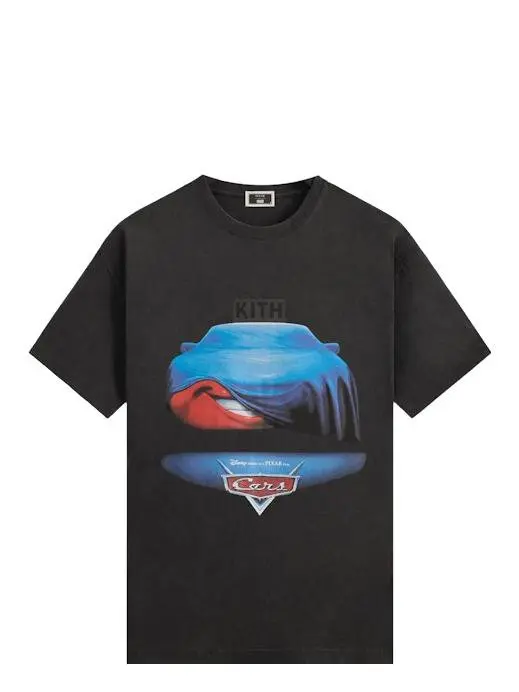 Kith X Disney Pixar Cars Poster Vintage Tee Shirt - Black