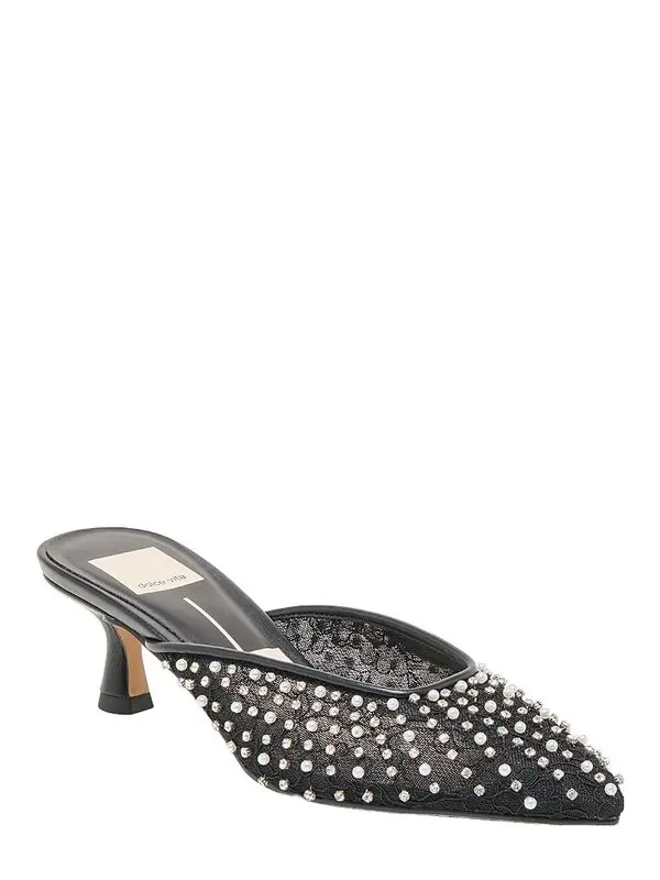 Dolce Vita Cleo Beaded Pumps - Onyx Lace