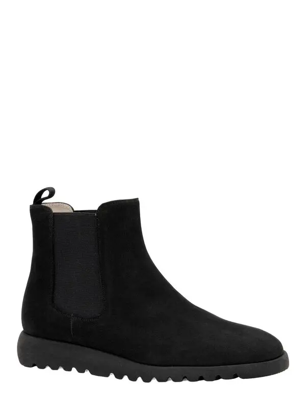 AMALFI BY RANGONI Elios Platform Chelsea Boot - Black Long Beach