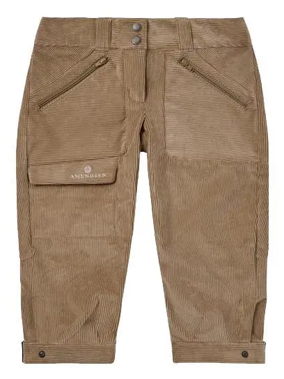 AMUNDSEN Concord Stretch Cotton Corduroy Knickerbockers - Dark Desert