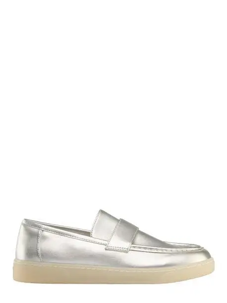 URBN SPORT BY JSLIDES Hera Patent Leather Loafer - Silver