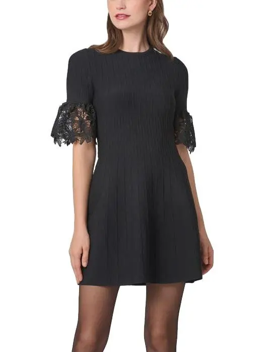Shoshanna Aria Courcheval Knit Dress - Jet
