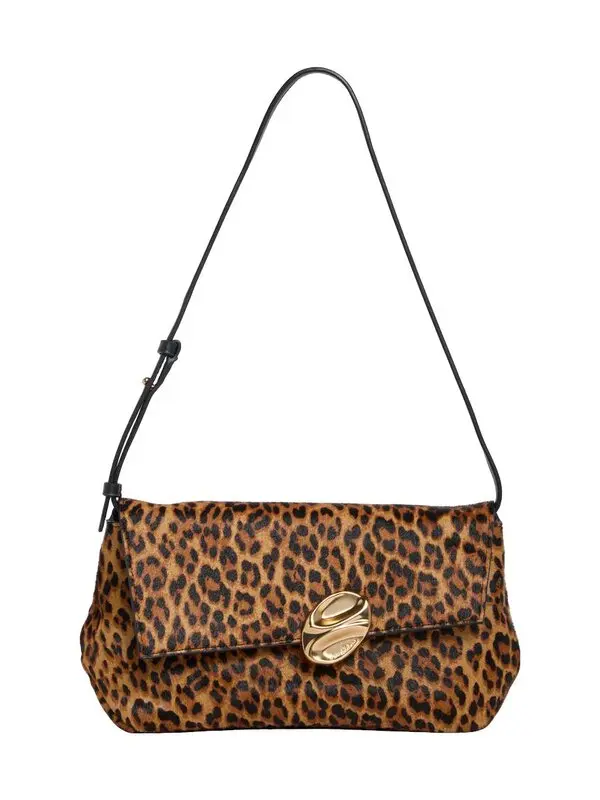 Sam Edelman Bex Folded Convertible Clutch - Leopard