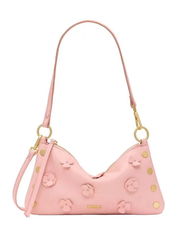 HAMMITT Slouchy Shoulder Bag - Flamingo Flora/brushed Gold