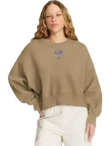 JORDAN BRAND Florida Gators Oversized Phoenix Pullover - Tan