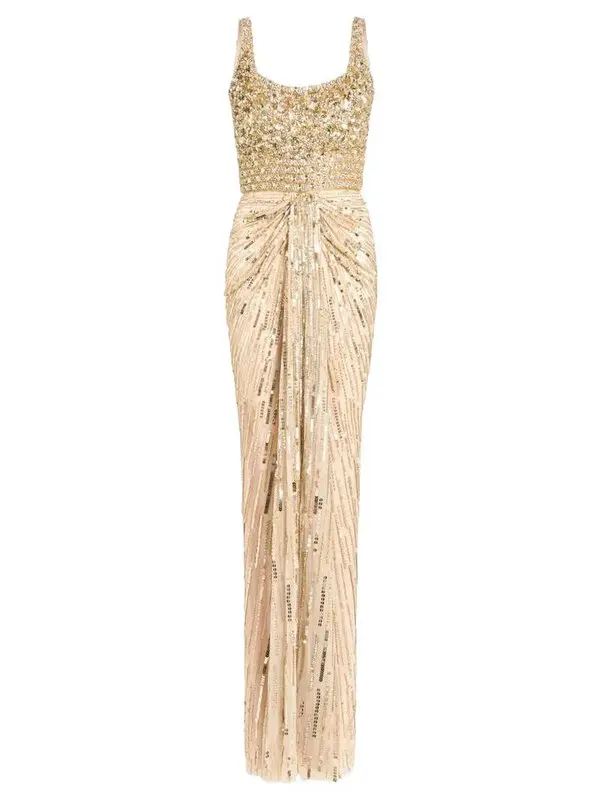 Jenny Packham Elixir Sequin-embellished Maxi Dress - Illusion