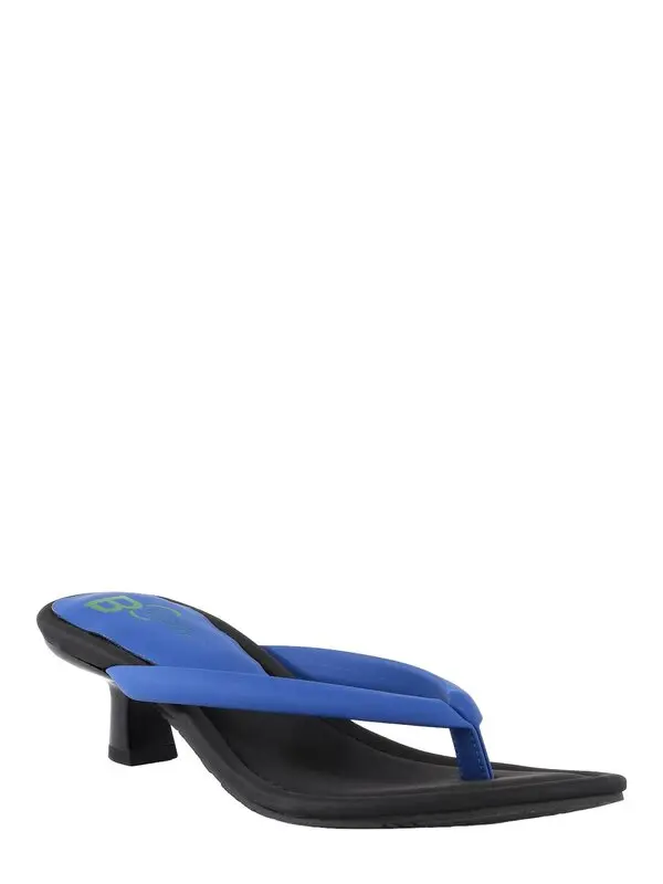 Bc Footwear Riptide Kitten Heel Sandal - Blue