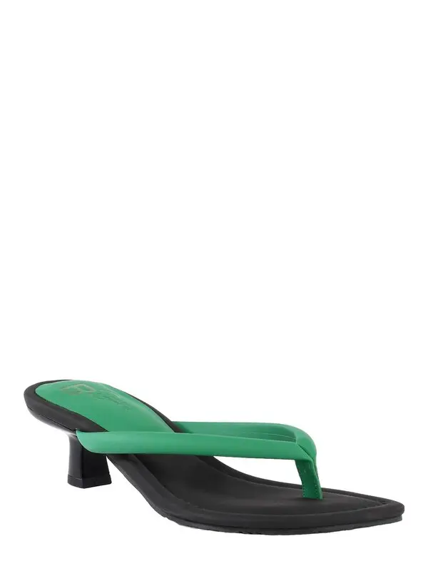 Bc Footwear Riptide Kitten Heel Sandal - Green