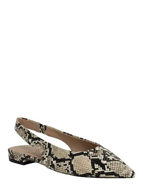 SHU SHOP Amelia Slingback Flat - Snake