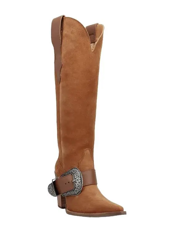 DINGO Over-the-knee Western Boot - Camel