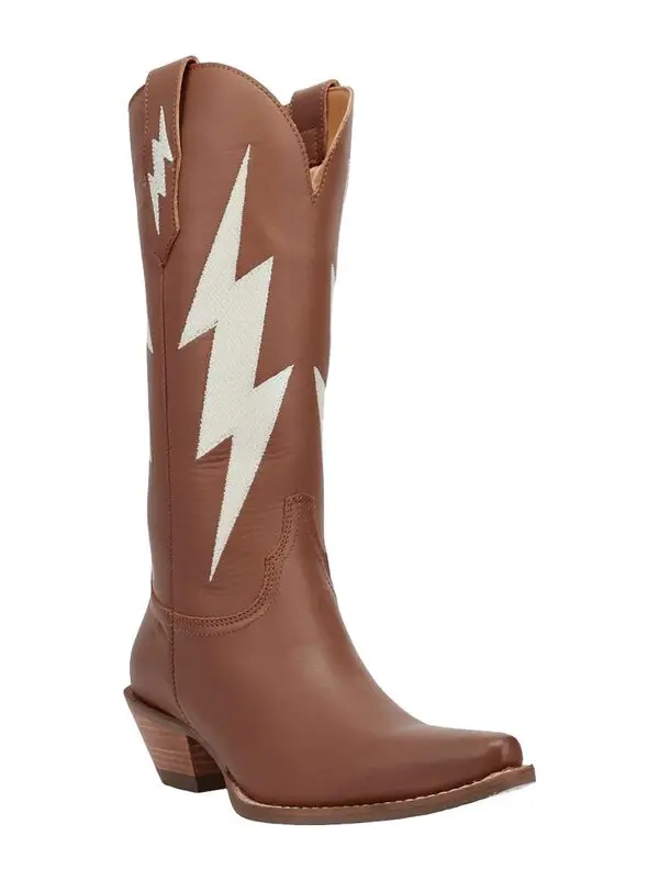 DINGO Thunderbolt Western Boot - Brown