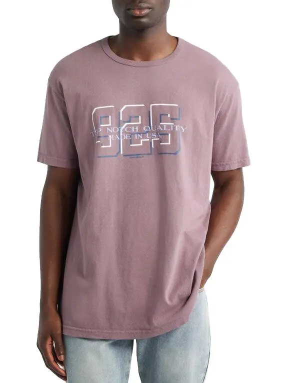 925 ORIGINALS Imprint Cotton Graphic T-shirt - Mauve