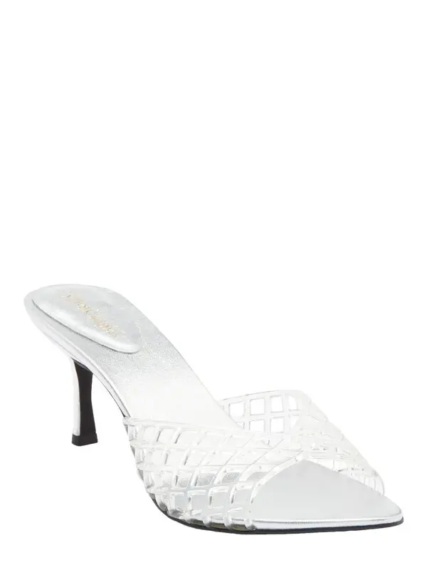 Jeffrey Campbell Slide Sandal - Clr Slvr