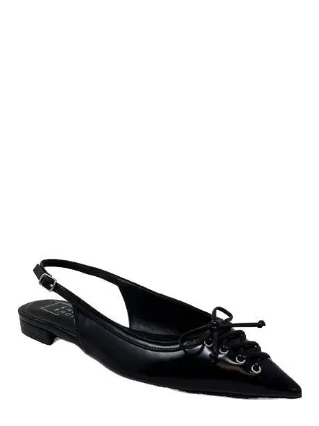 SHU SHOP Amy Slingback Flat - Black