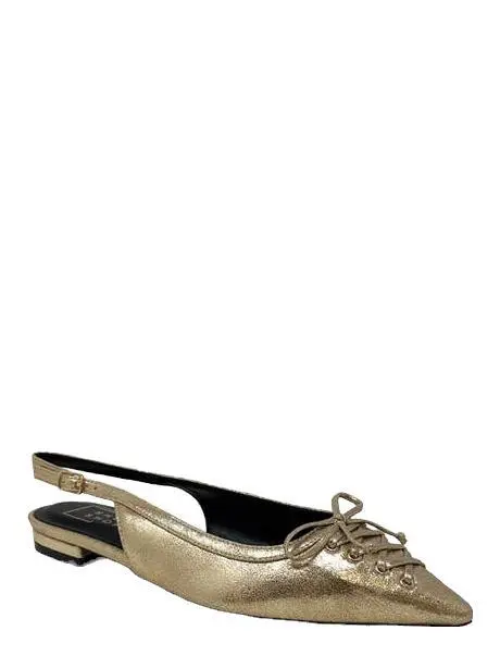 SHU SHOP Amy Slingback Flat - Gold