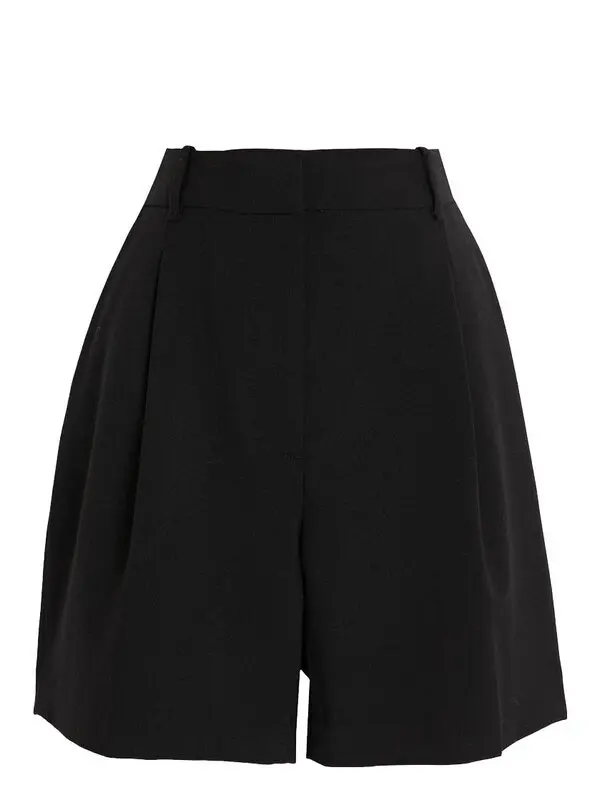 Rag & Bone Irina Wool-blend Shorts - Black