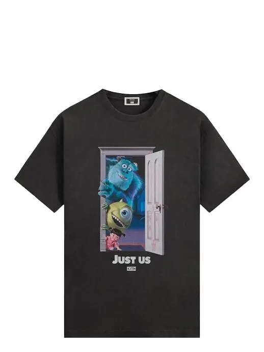 Kith X Disney Pixar Monsters Inc. Just Us Tee Shirt - Black