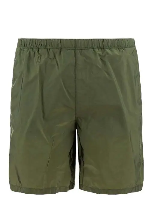 Prada Elastic Swim Shorts - Militare
