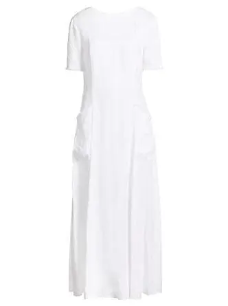 PUROTATTO Maxi Linen Dress - White