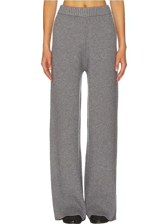 4TH & RECKLESS Bethanie Nie Knit Trousers - Grey