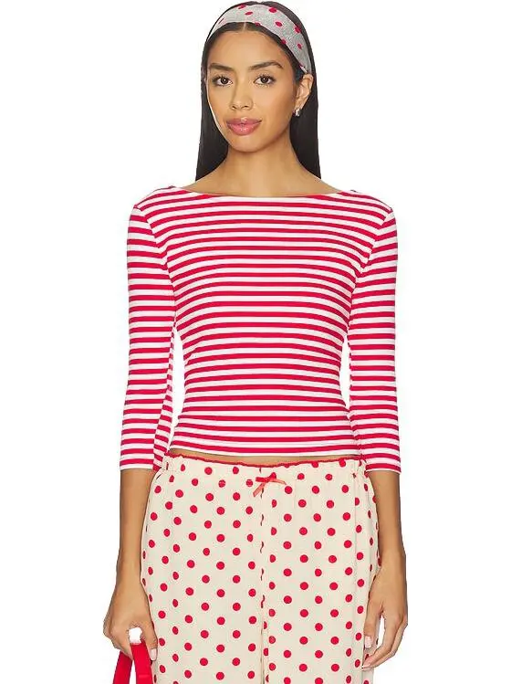 LISA SAYS GAH Nia Top - Scarlett Stripe