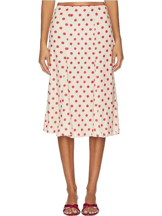 LISA SAYS GAH Amora Skirt - Scarlett Dot