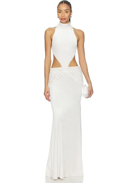 Delfi Zarina Dress - Ivory