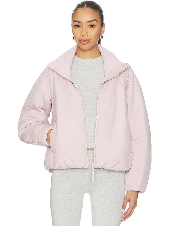Beyond Yoga Warm Up Puffer Jacket - Pale Pink
