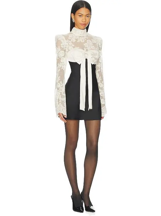 For Love & Lemons Grace Mini Dress - Cream