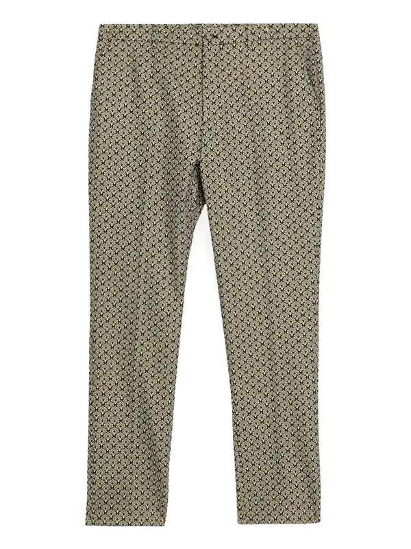Etro Medallion Jacquard Trousers - Black