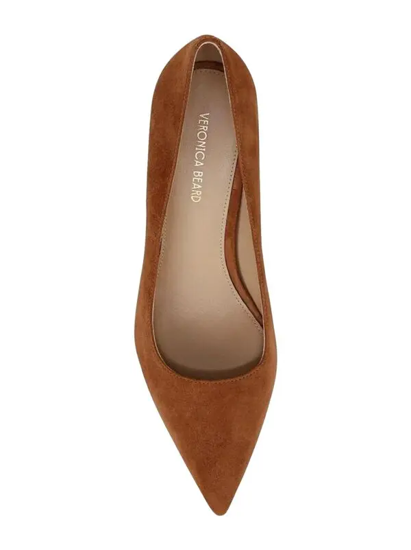 Veronica Beard Rita Suede Pumps - Brown
