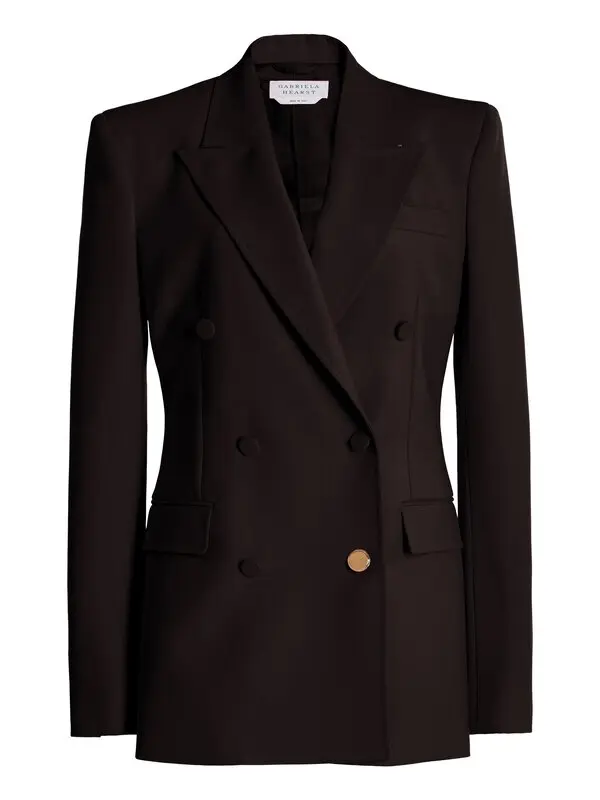 Gabriela Hearst Gavin Blazer Sportswear Wool - Chocolate