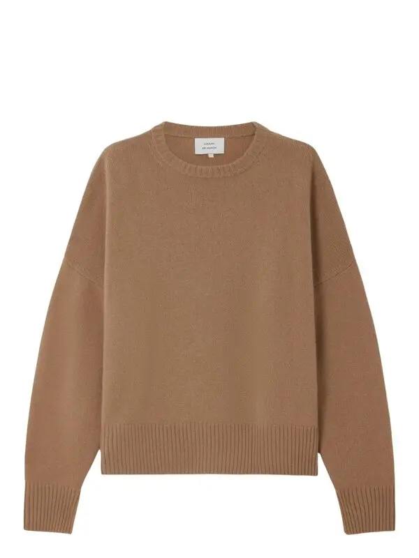 Loulou De Saison Anton Embroidered Cashmere Sweater - Brown