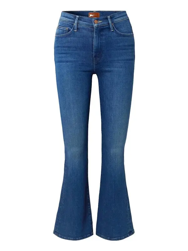 MOTHER The Weekender High-rise Bootcut Jeans - Blue