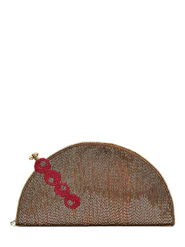 SIMONMILLER Beaded Marti Clutch - Old Fashioned