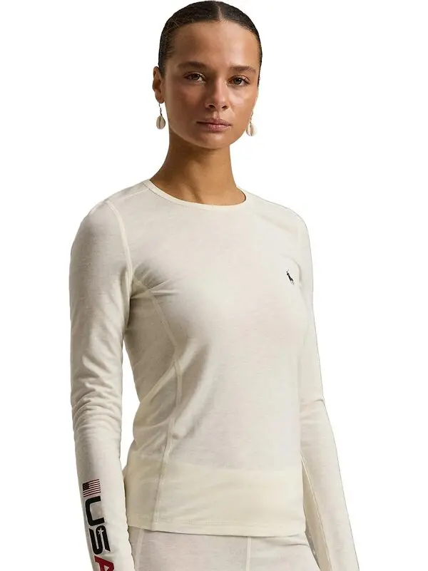 Ralph Lauren Team Usa Ceremony Base-layer Shirt - Nevis