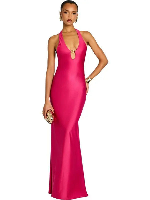 SHANI SHEMER Sienna Maxi Dress - Fuchsia