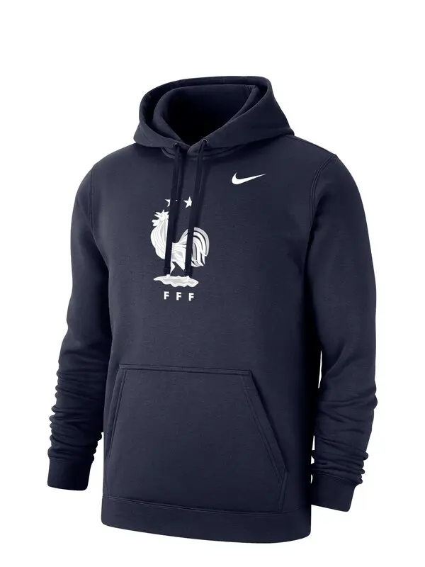 Nike Fff Club Fleece Pullover Hoodie - Blue