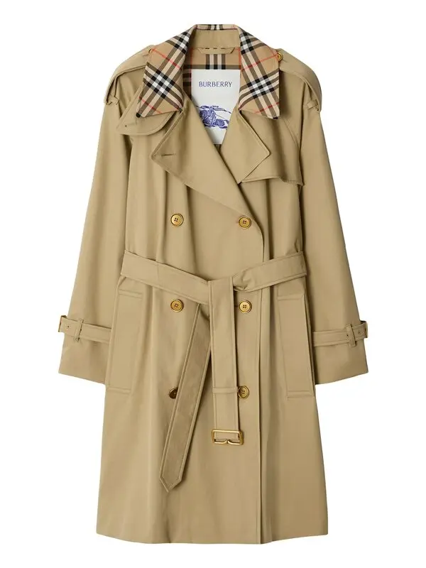 Burberry Castleford Mid-length Trench Coat - Beige