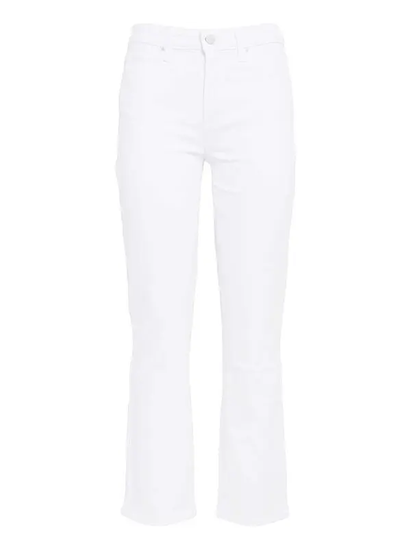 Paige Cindy High-rise Straight Jeans - White