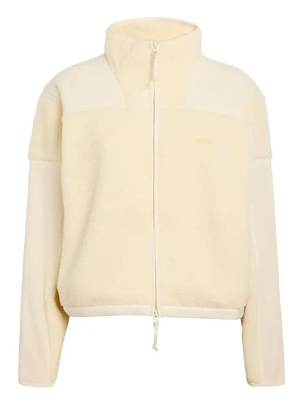 SKIMS Teddy Boxy Zip-up Jacket - Ivory