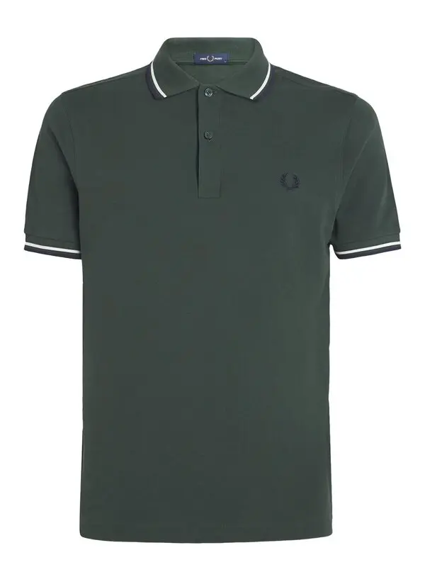 Fred Perry Twin Tipped Polo Shirt - Green