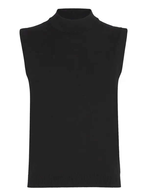 Max Mara Knitted Tank Top - Black