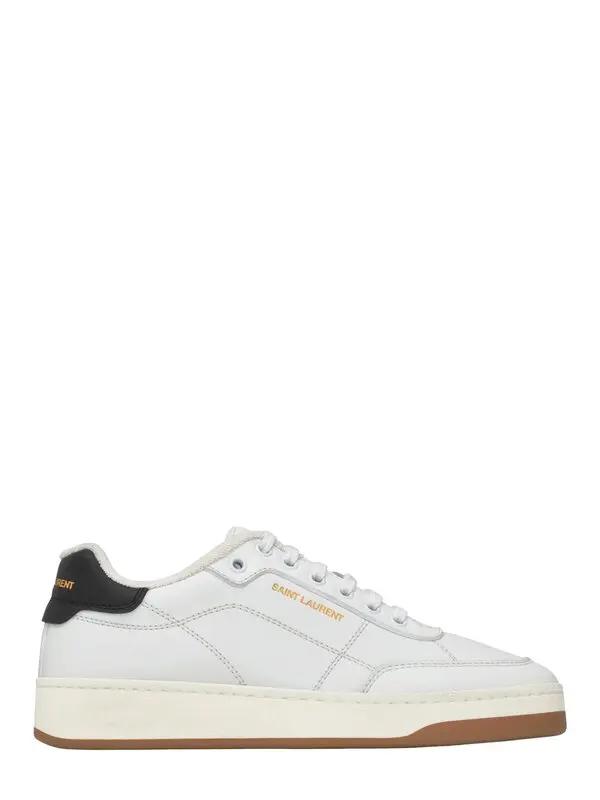 Saint Laurent Leather Sl/61 Low-top Sneakers - White
