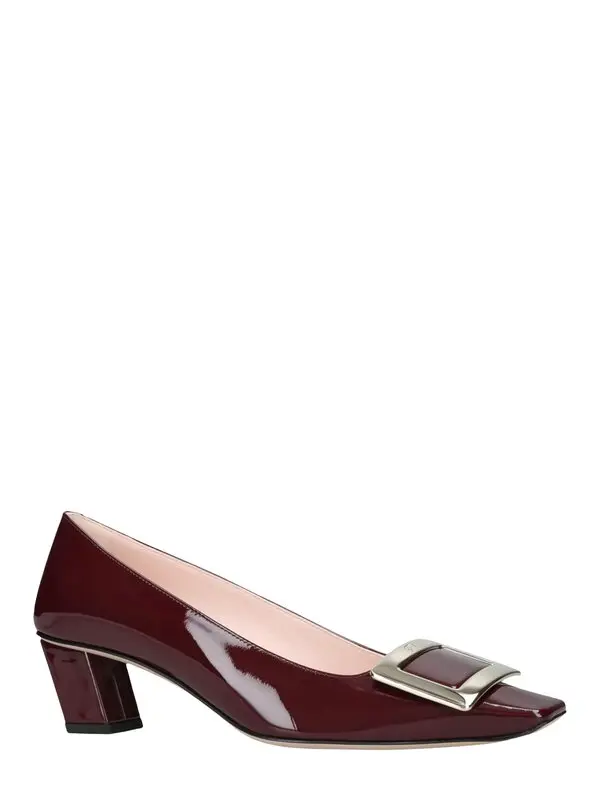 ROGER VIVIER Decolleté Belle Vivier 45 Pumps - Burgundy