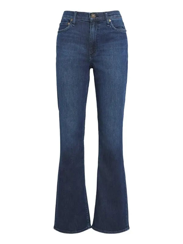 Rag & Bone Peyton Mid-rise Bootcut Jeans - Blue